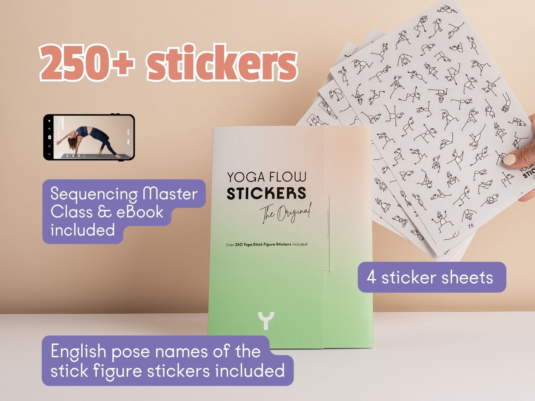 Yoga Flow Stickers | Create Sequences effortlessly