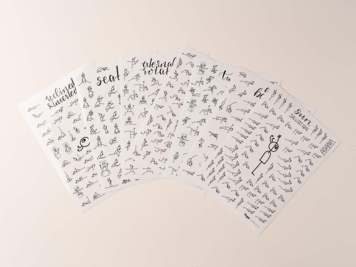 Yoga Flow Stickers | Create Sequences effortlessly